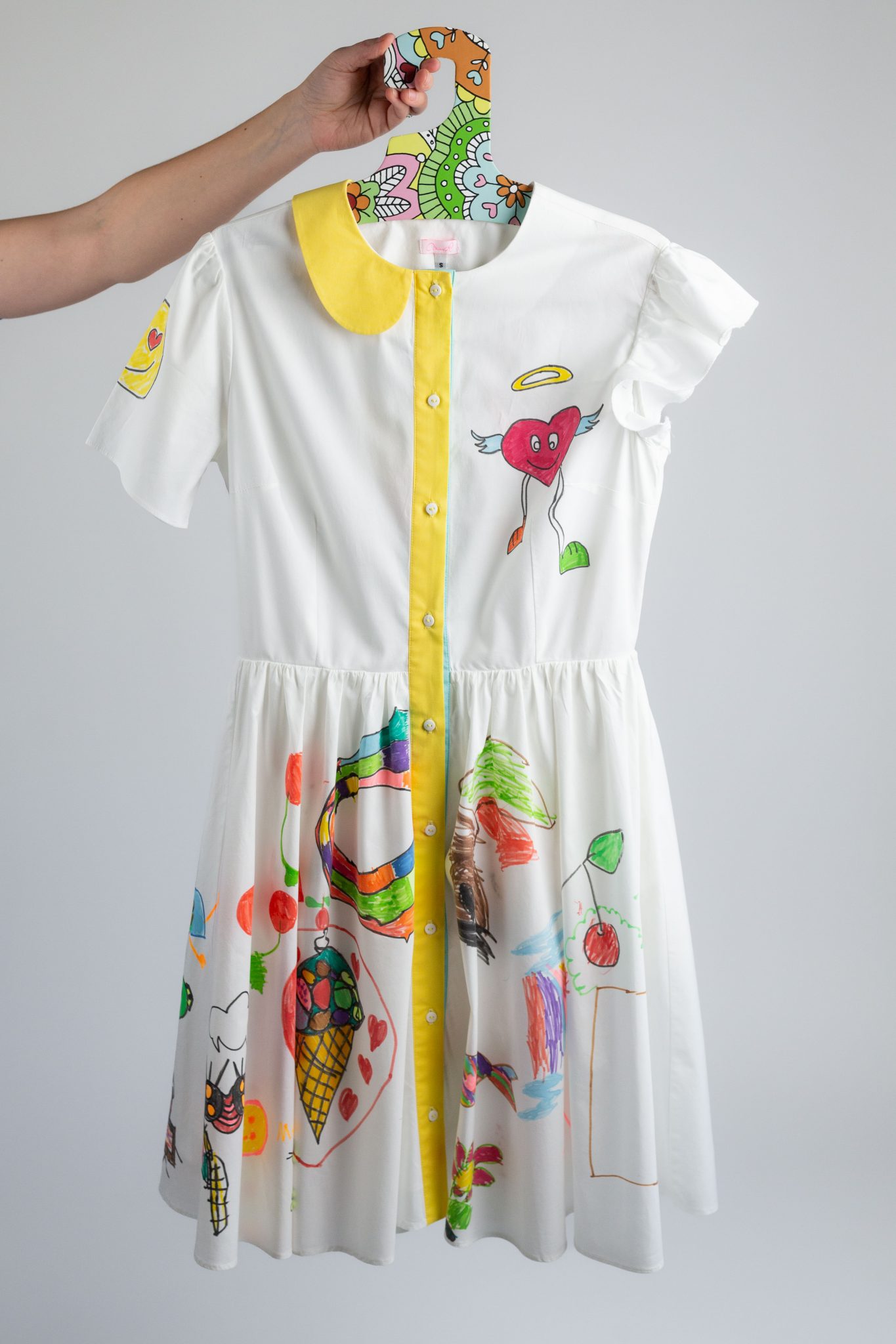 Rochie de colorat pentru femei "Nu mă uita" - Miss H