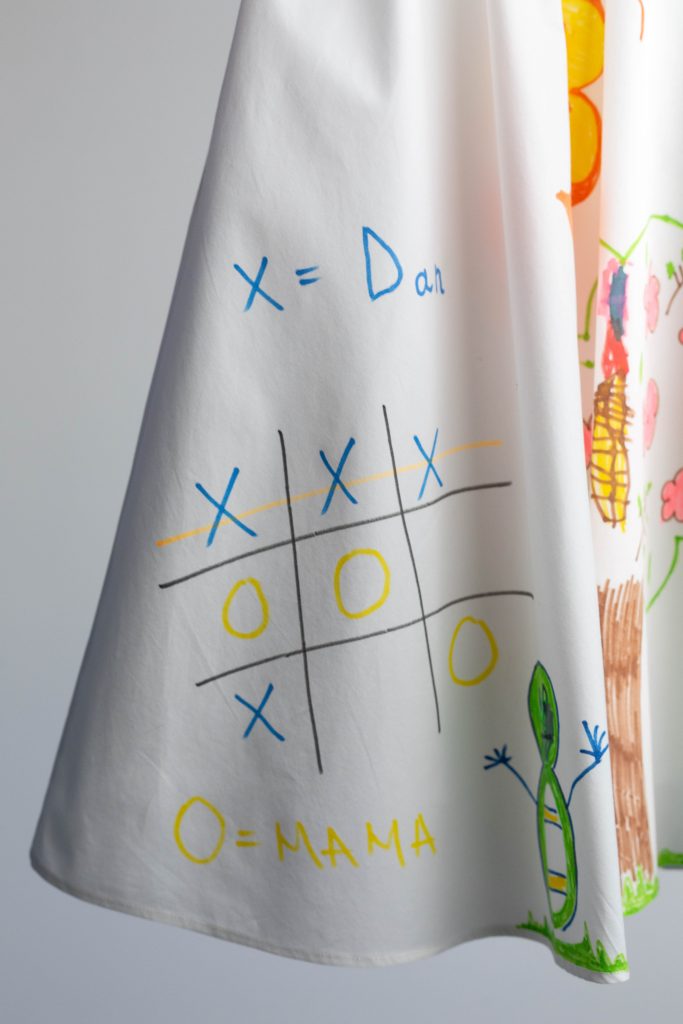 Rochie de colorat pentru femei "Nu mă uita" - Miss H